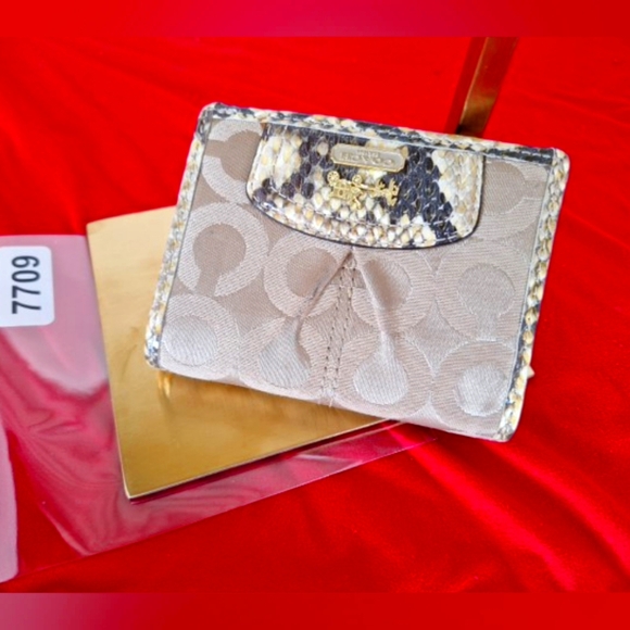Coach | Bags | Coach Snakeskin Wallet 779 | Poshmark